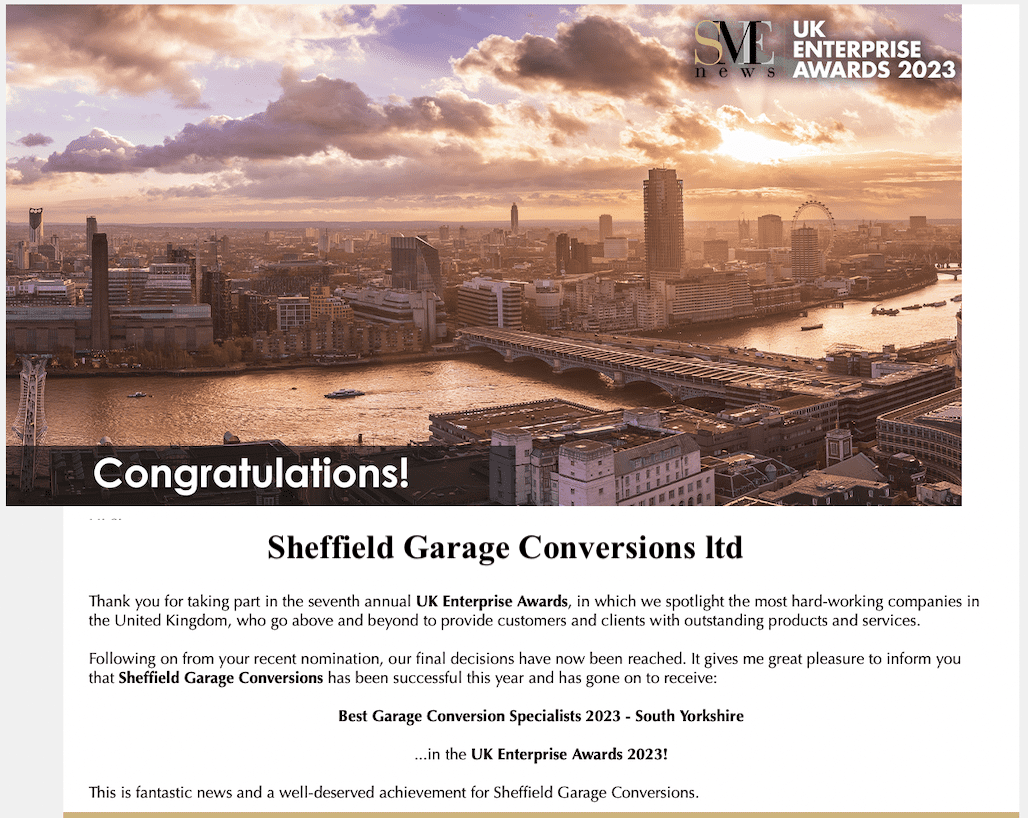 News - Sheffield Garage Conversions